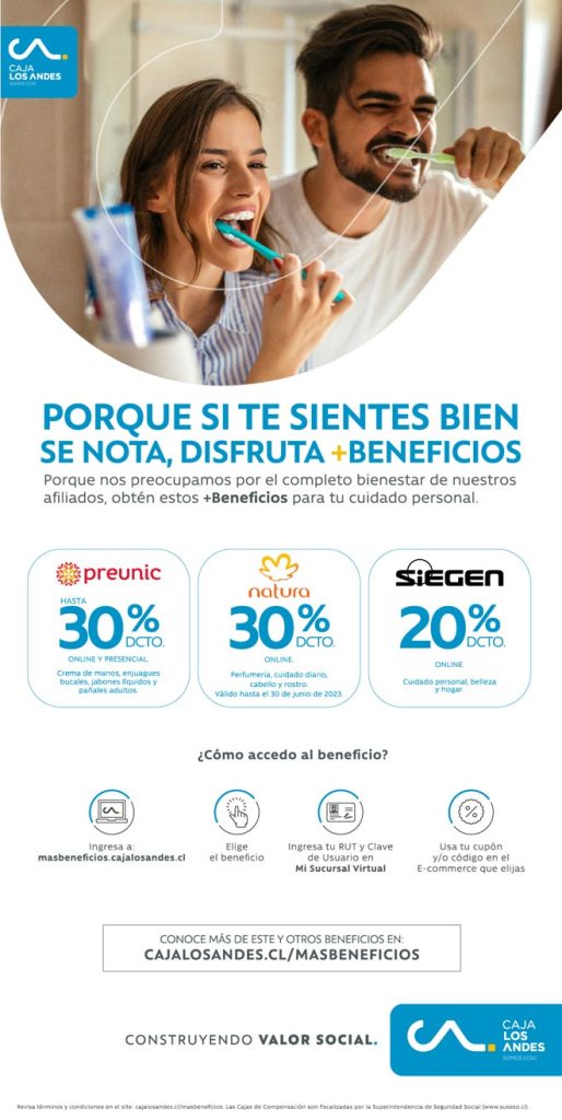Beneficios de Cuidado personal y Uno Salud – Sindicato DercoCenter